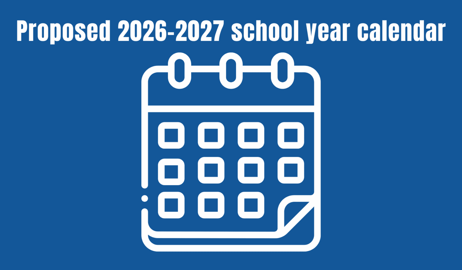 Proposed 2026-2027 school year calendar – Trillium Lakelands District ...
